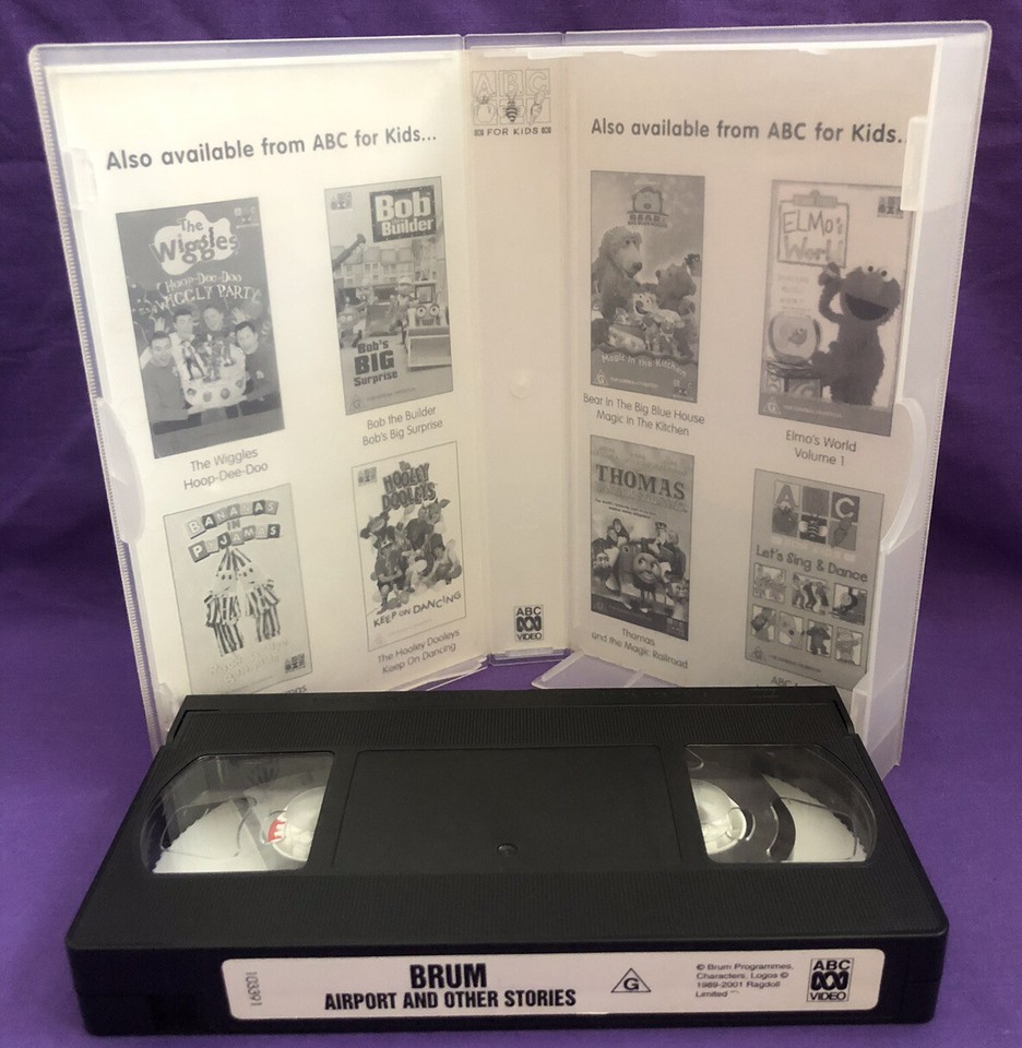 VHS Brum AIRPORT AND OTHER STORIES ABC Kids Video PAL | eBay