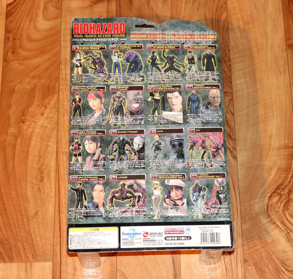 Resident Evil BIOHAZARD NEMESIS Type-2 Series 6 Action Figure Moby Dick ...