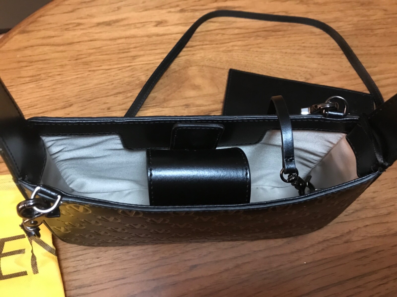 Valentino By Mario Valentino Kai Logo Monogram Shoulder Bag VA3115 NWT ...