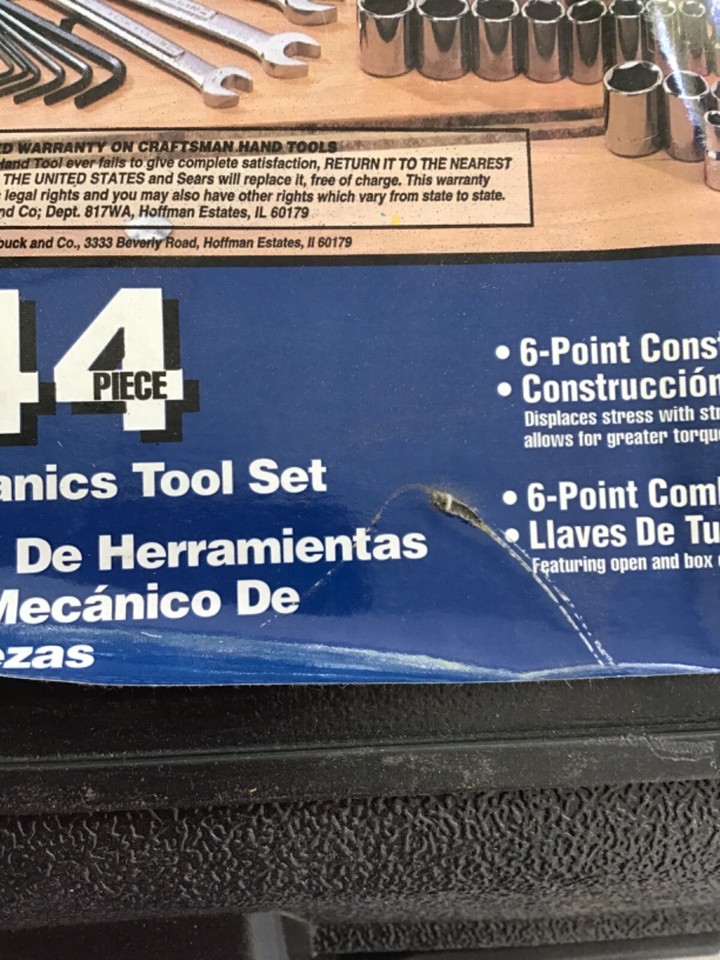 N.O.S NEW Craftsman 144pc tool set USA Metric and SAE Sockets ...