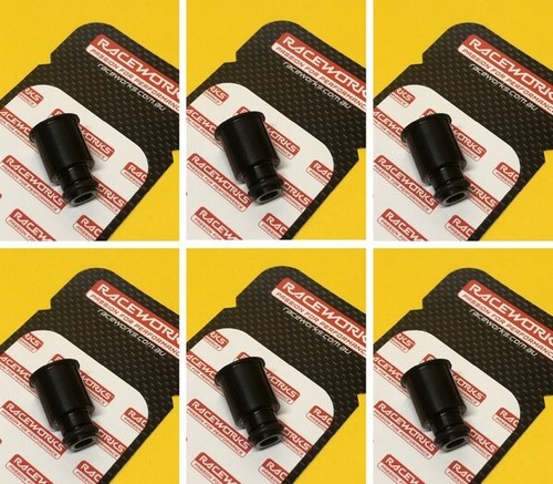 Fuel injector extensions x 6 1/2 to 3/4 length 11mm Raceworks ALY-105BK-6 | eBay