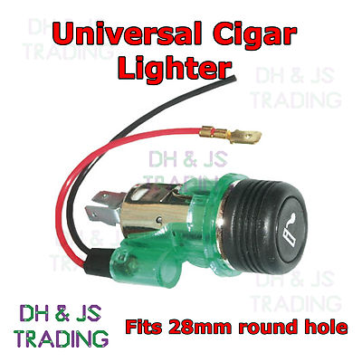 Universal Car Cigarette Lighter Illuminated 12v Replacement Car Lighter ...
