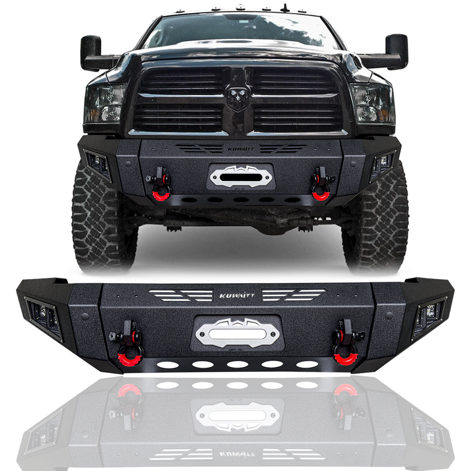 Vijay For 2010-2018 Dodge Ram 2500/3500 Steel Front/Rear Bumper W/Winch ...
