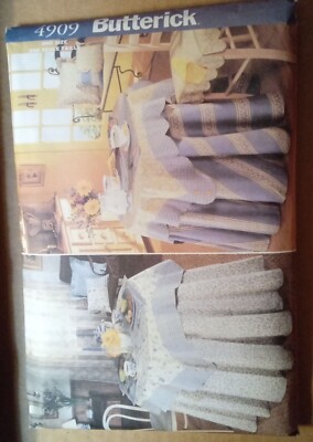 BUTTERICK Pattern #4909 Accessories for the Home UNCUT 1997 | eBay
