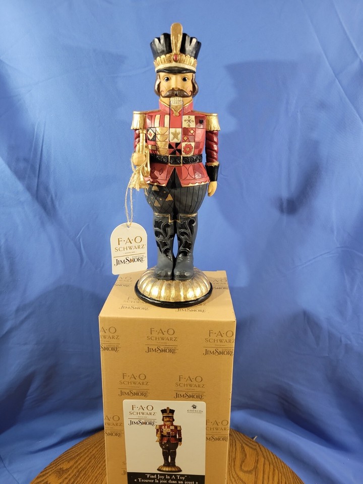 Jim Shore F-A-O SCHWARZ NUTCRACKER SOLDIER FIGURINE - Find Joy In A Toy ...