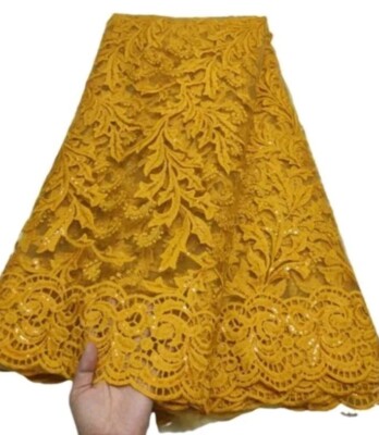 High Quality Lace Fabric. -Is available in blue, green, and gold cold ...