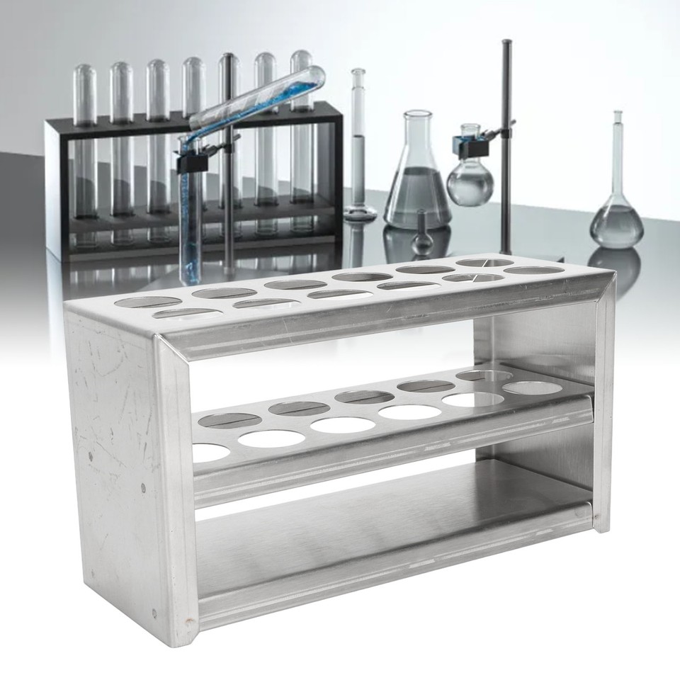 Centrifuge Tube Holder Stainless Steel 12 Holes Metal Test Tube Rack 0 ...