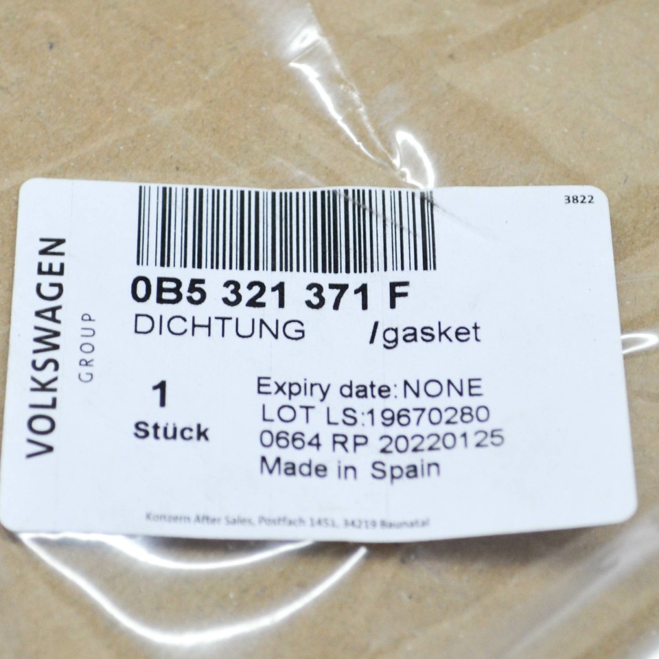 NEW AUDI A6 C7 AUTOMATIC TRANSMISSION OIL PAN GASKET 0B5321371F | eBay