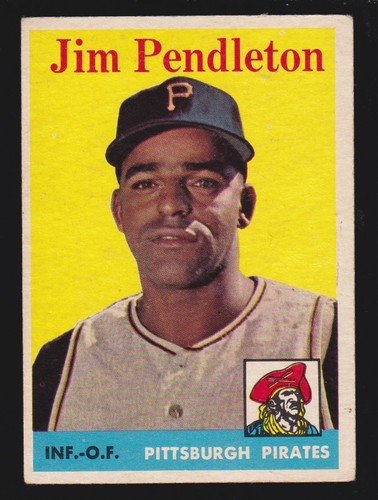JIM PENDLETON pirates 1958 TOPPS #104 VERY GOOD | eBay Australia