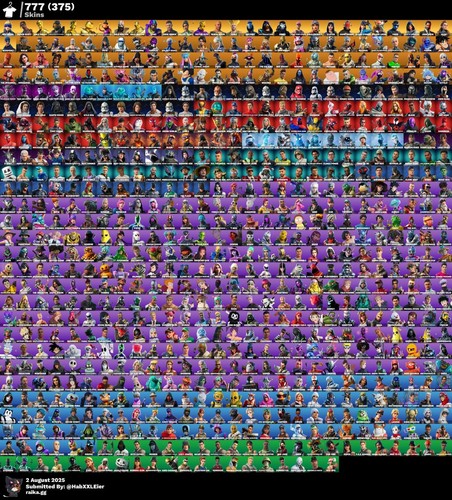 777 Skins Fn ACC OG - Travis Scott - Kratos - Leviathan - 616 Tänze ...