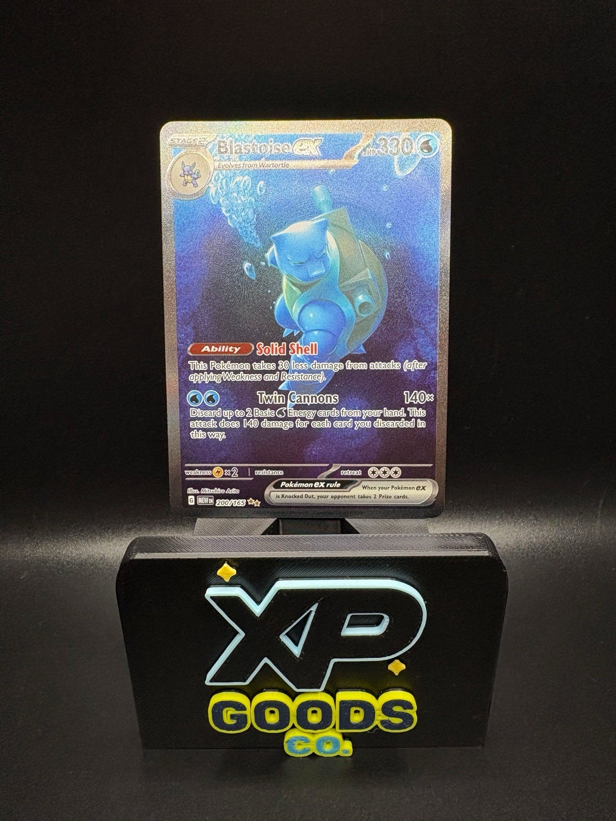 Blastoise ex 2023 Scarlet & Violet: 151 #200/165 Special Illustration ...
