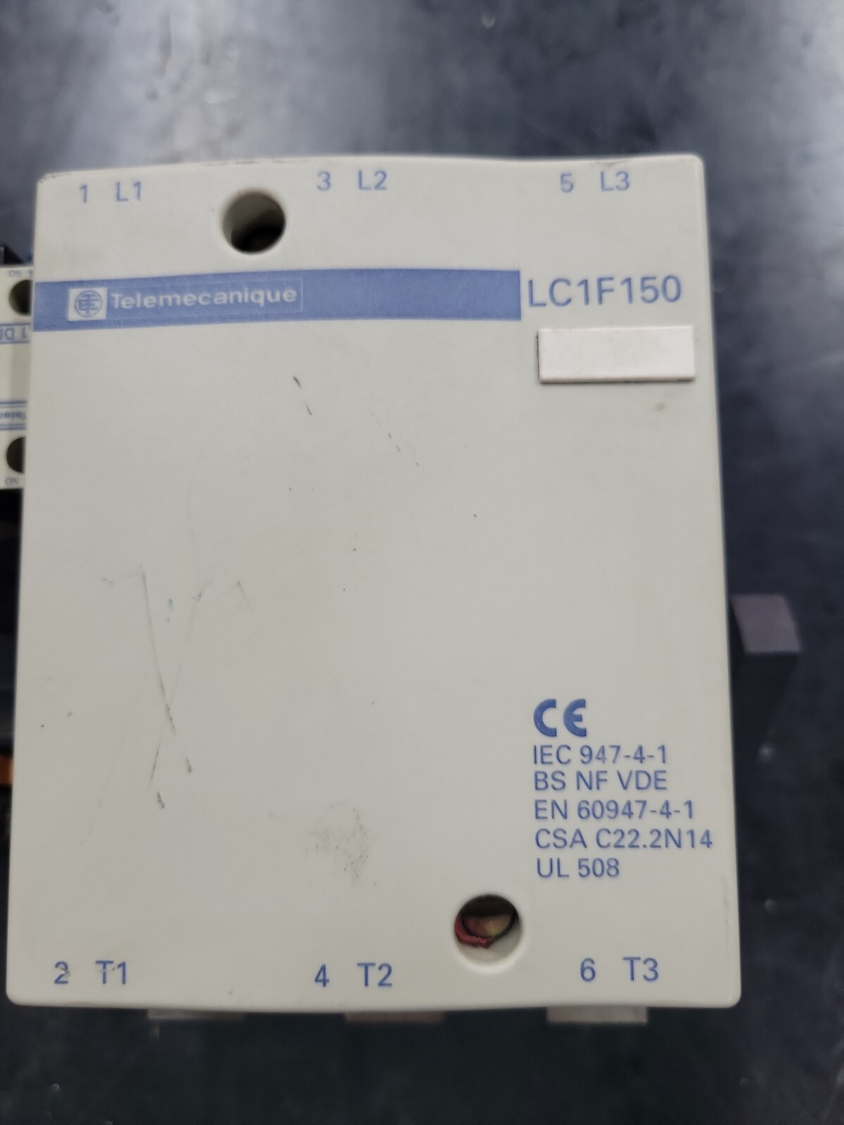 1- Telemecanique LC1F150 150 Amp Contactor , LA1DN22 CONTACT BLOCK AUX ...