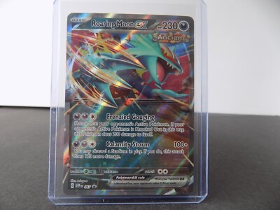 Pokemon - Roaring Moon ex SVP 067 - REGULAR SIZE - Promo - Ultra Rare ...