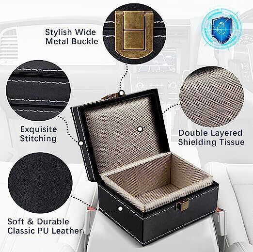 Car Key Signal Blocker Box Keyless Faraday Box Anti-Theft Safety ...