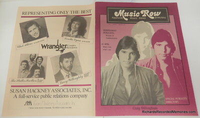 Music Row Magazine 2/84 KISS-Waylon Jennings-Merle Haggard-Carl Perkins ...
