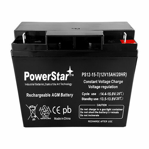 POWERSTAR PS1215 15Ah 12V Rechargeable Battery for sale online | eBay