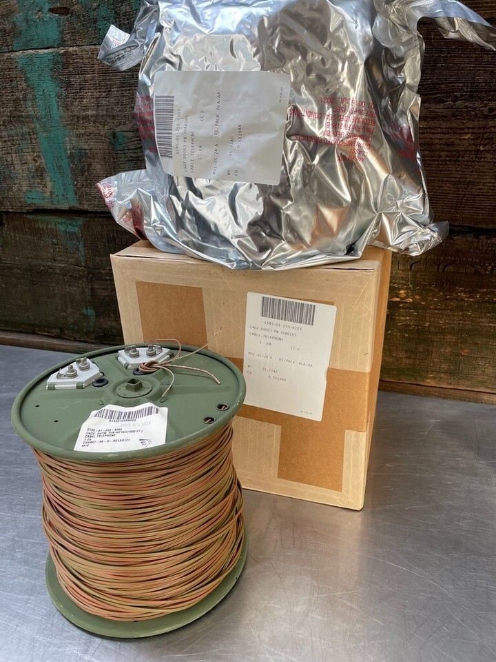 Military Telephone Radio Wire Spool WF16U, 6145-01-259-9203 | eBay