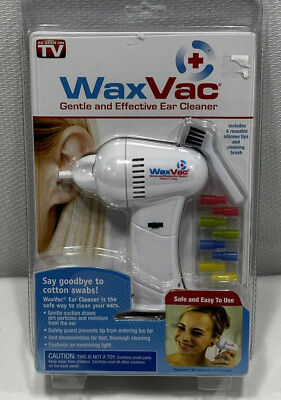 WaxVac Ear Cleaner Battery Operated Wax Remover Vacuum NEW & SEALED | eBay