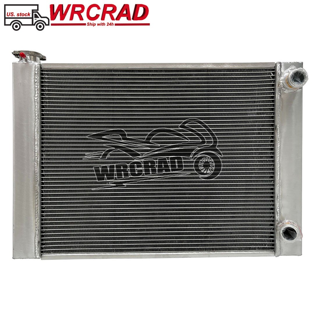 28" x 19" Double Pass Radiator Fit Chevy SBC 350 Racing Universal ...