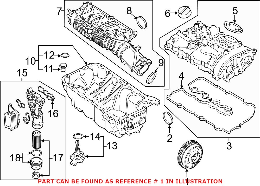 Genuine OEM Engine Crankshaft Pulley For BMW 11238602800 | eBay