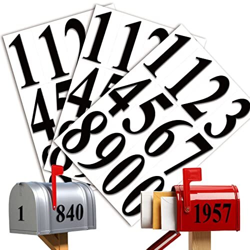 Die Cut Vinyl Numbers Stickers 2 Inch Self Adhesive - 3 Sets - 2 inch ...