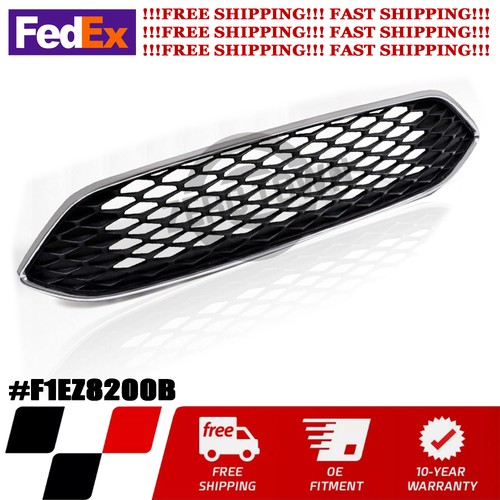 1PC Black Front Upper Bumper Mesh Grille For Ford Focus S SE F1EZ8200B ...