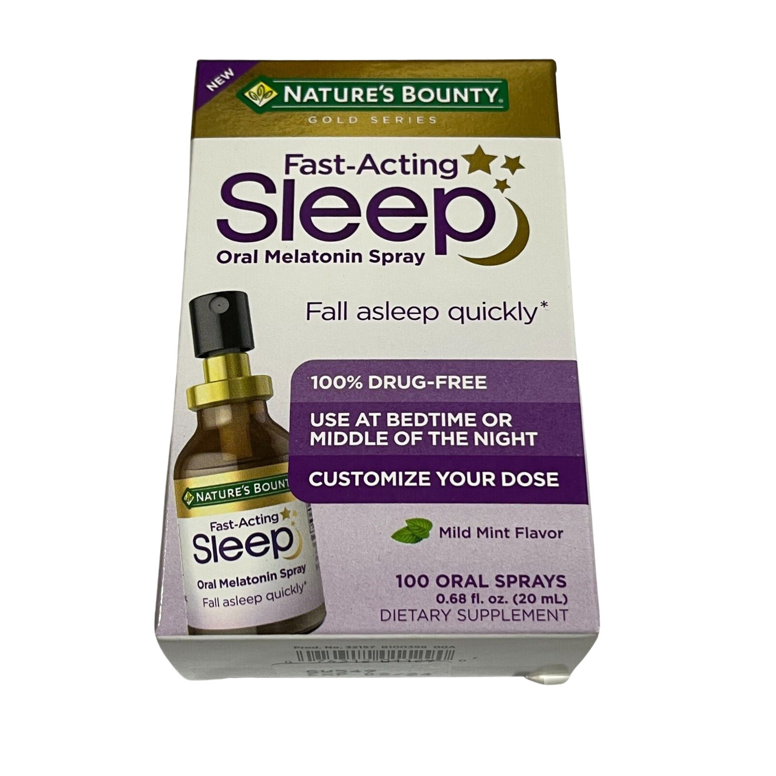 Nature’s Bounty Fast Acting Melatonin Sleep Aid Spray - 0.68 fl oz for ...