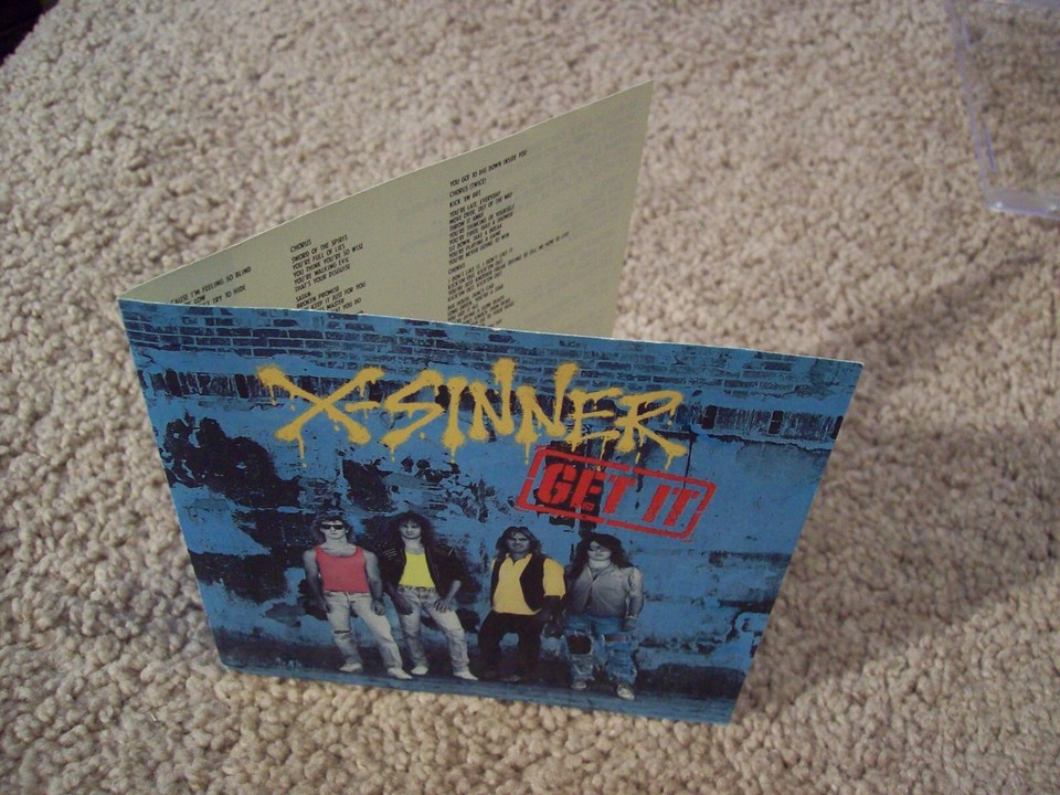 X-Sinner - Get It CD *RARE* 1989 Pakaderm Mastedon John Dino Elefante ...