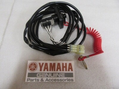 L4A Yamaha 6X6-82570-90 Kill Switch Panel Assembly OEM New Factory Boat ...