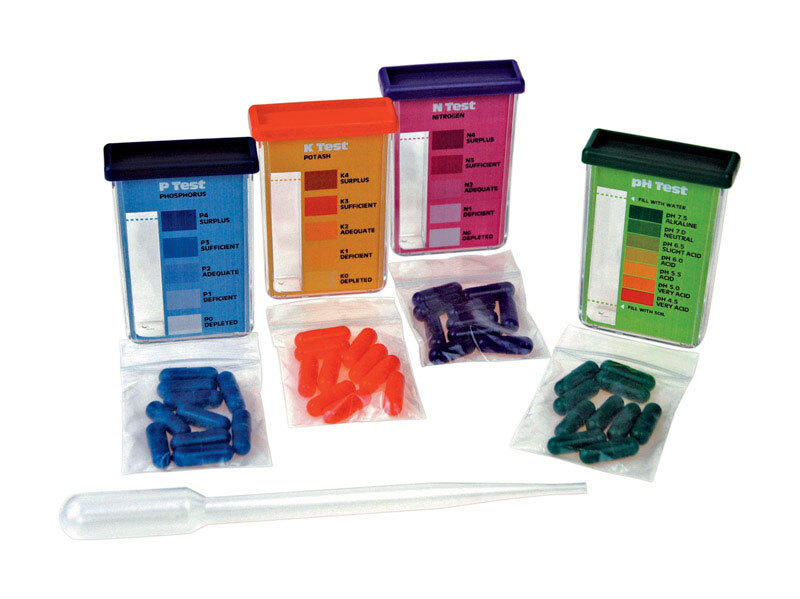 Luster Leaf 1601 Rapitest Test Kit for Soil pH Nitrogen Phosphorous and ...