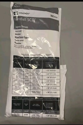 Cardinal Health Kendall SCD 9529 Medium Express Sleeves | eBay