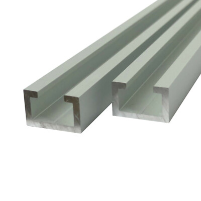 (7,00 €/m) Alu C-Profil eloxiert 11x17x4,5x2mm für M8 Schraube Mutter ...