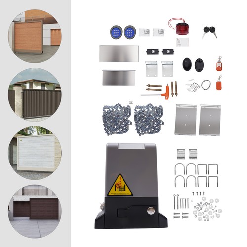 750w Automatic Sliding Door Opener Chain Driven Security Gate Operator ...