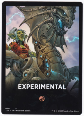 MTG Jumpstart 2022 Theme Card Token Experimental #030 PLAYSET 4x x4 | eBay