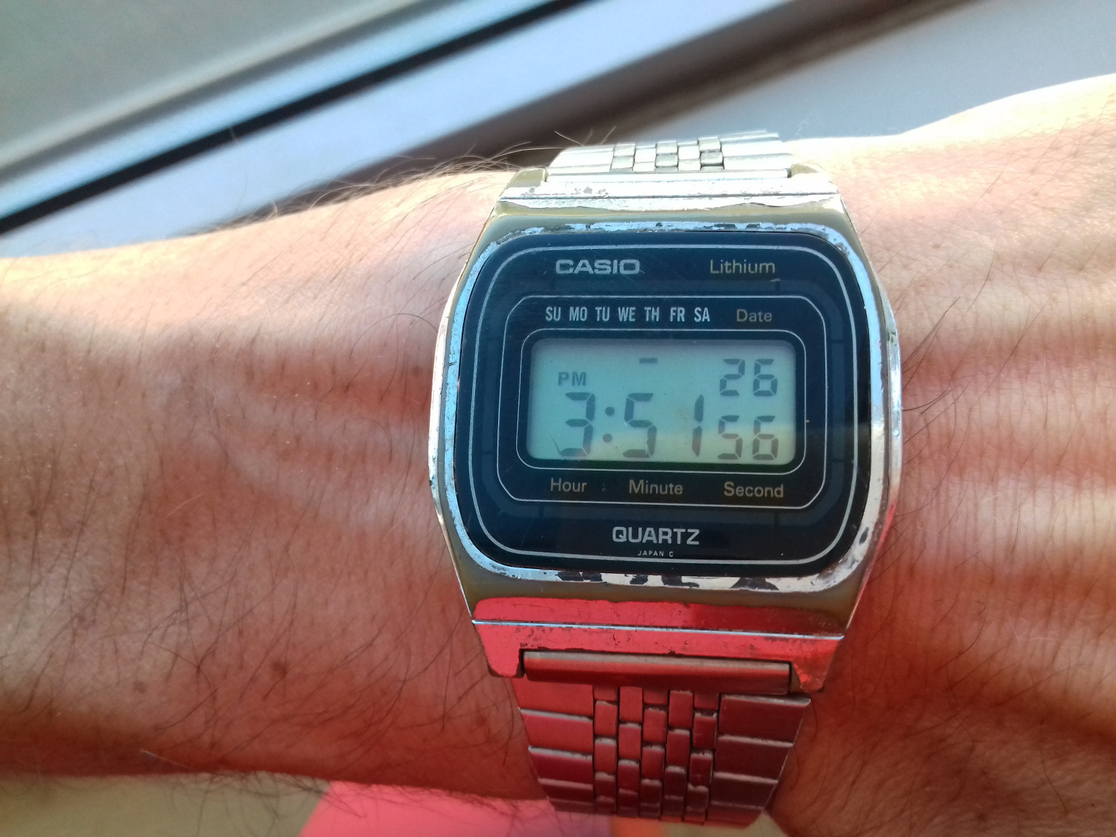 Vintage Casio B819/2 Module 155 Digital Watch MONTRE UHR MADE IN JAPAN ...