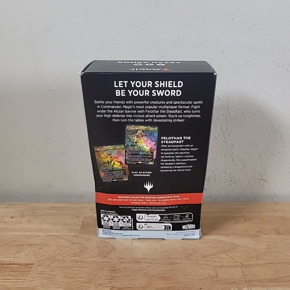 Tarkir: Dragonstorm Commander Deck - Abzan Armor MTG Brand New Sealed ...