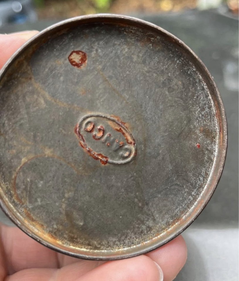 Antique Lovell & Covel hard candy 3 little pigs litho bucket tin pail ...