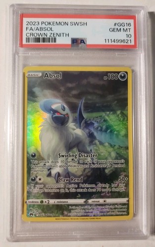 2023 Pokémon Absol GG16/GG70 Crown Zenith: Galarian Gallery Holo PSA 10 ...