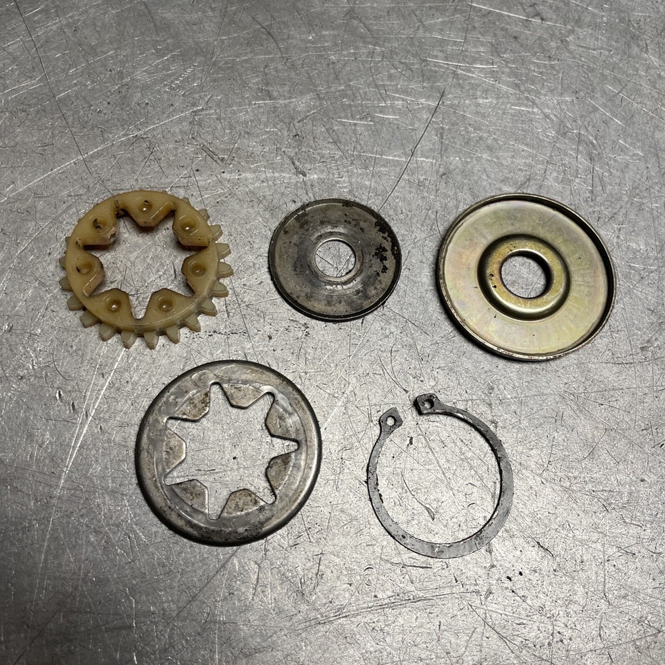 OEM GOOD USED STIHL 038AV SUPER CHAINSAW CLUTCH WASHERS & DRIVE GEAR | eBay