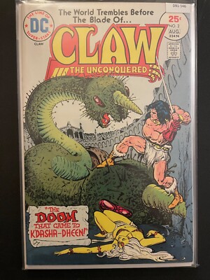 Claw The Unconquered 2 High Grade 7.5 DC Comic Book D91-146 | eBay
