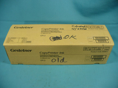 5 Gestetner CopyPrinter Ink Black CPI2 CPI 2 New Factory Box Ricoh JP ...