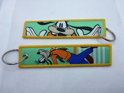 Cute Kawaii Goofy Cartoon Key Jet Tag Keychain Lanyard | eBay