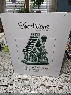 Byers Choice Traditions Sugar Cookie Cottage Resin Gingerbread House ...