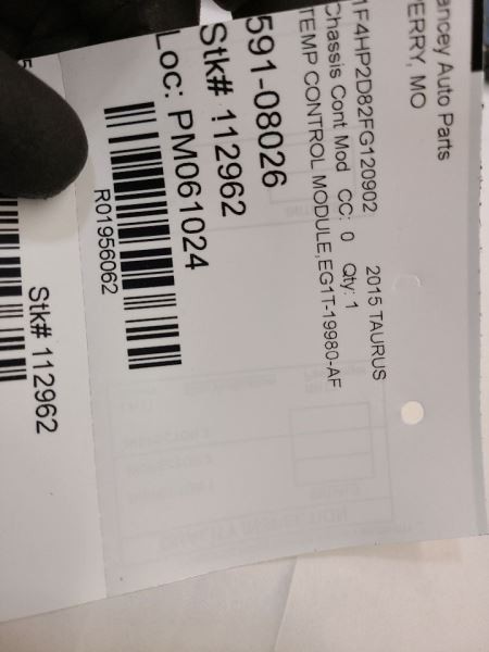 2014-2019 FORD TAURUS Temperature Control Module EG1T19980AF | eBay