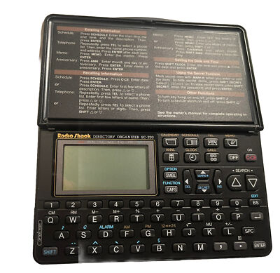 2 Vintage Radio Shack EC-330 EC-346 Pocket Data Directory Organizers | eBay