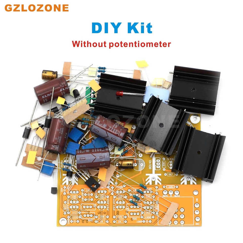 HIFI Stereo Class A FET Preamplifier DIY Kit/Finished Board Base On JC ...