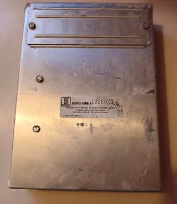 87-88 Camaro Firebird Monte Carlo El Camino Caprice ECM computer V8 ...