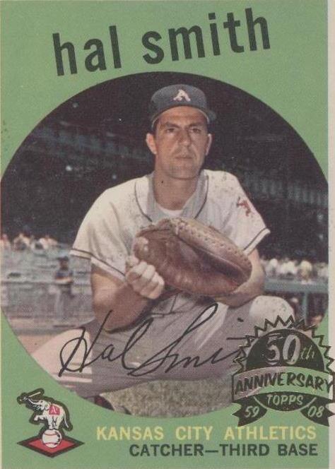 2008 Topps Heritage - 1959 Topps Buybacks Hal Smith #227 White Back for ...