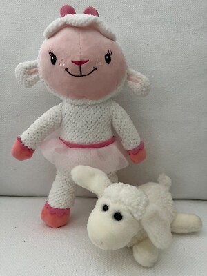 Disney Pixar Lambie Ballerina Doc McStuffins Gund Small Lamb LOT of 2 ...