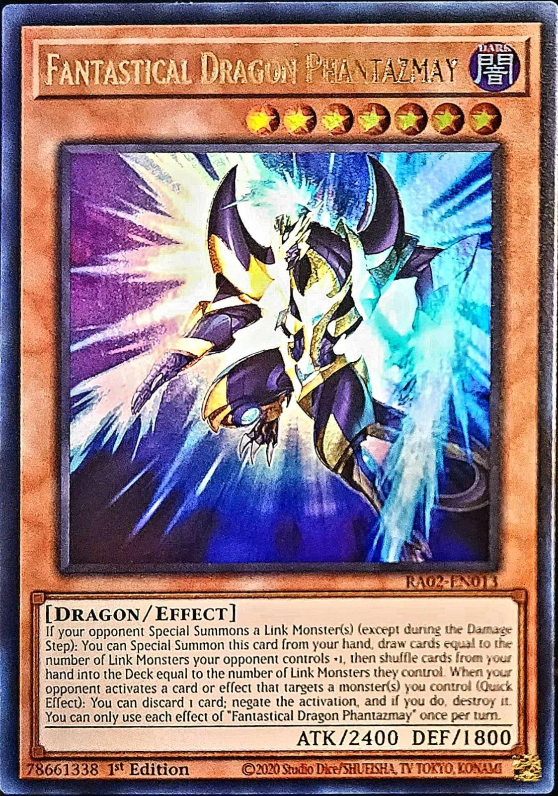 Fantastical Dragon Phantazmay RA02-EN013 (Alternate Art/UR) | eBay